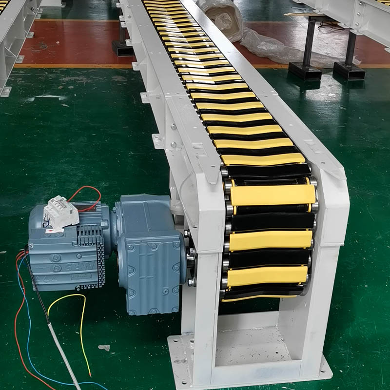 Paper Roll Conveyor Paper Reel V-Slat Chain Conveyor Manufacturer ...